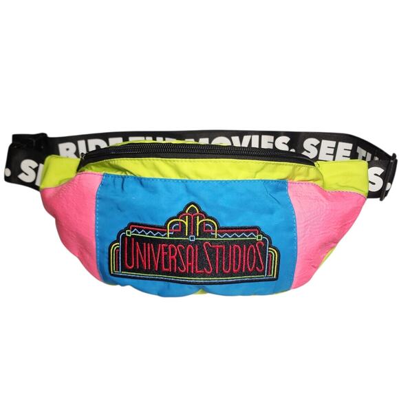 Universal Studio | Bags | Universal Studios Retro Neon Waist Bag Fanny ...